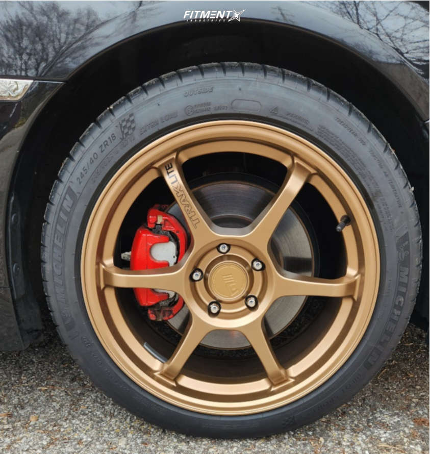 2018 Subaru WRX Premium with 18x8.5 Motegi Mr145 and Michelin 245x40 on ...