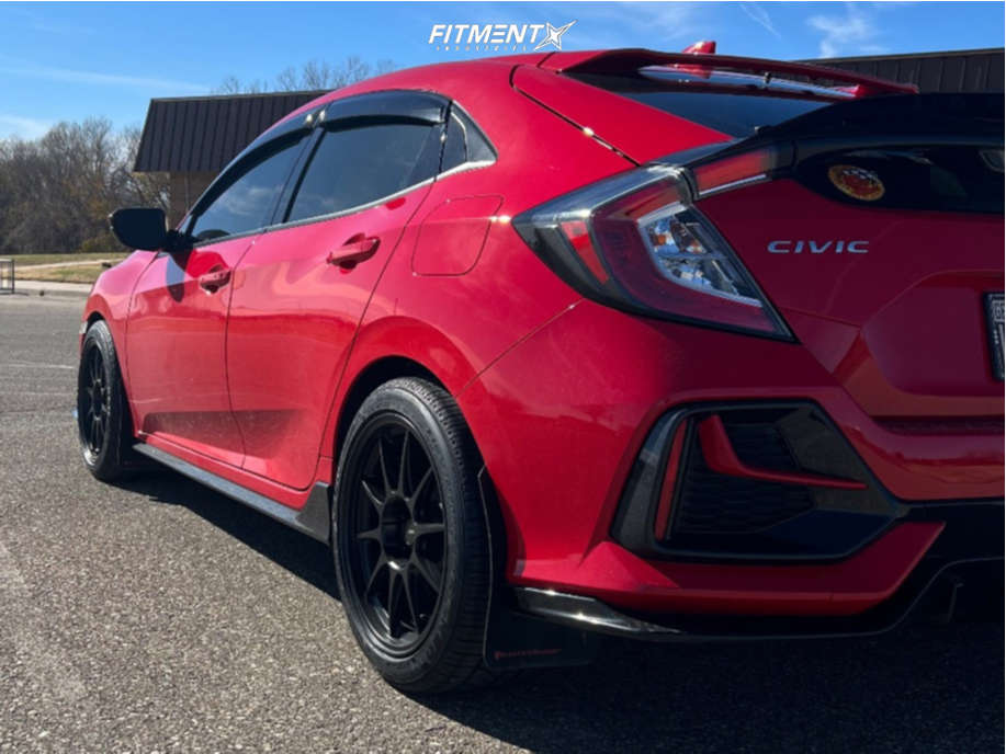 2020 Honda Civic Sport with 18x9.5 Konig Dekagram and Falken 255x40 on ...