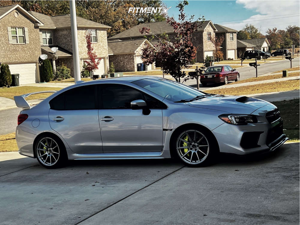 2019 Subaru WRX STI Base with 18x9.5 Enkei Ts10 and Michelin 255x35 on ...