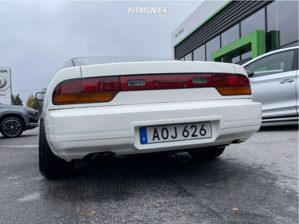 1991 Nissan 240SX Base with 18x9.5 Work Emotion M8r and Falken 215x40 ...