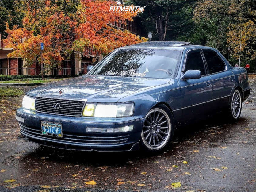 1991 Lexus LS400 Base with 18x9.5 Raceline Grip and Federal 245x45 on ...