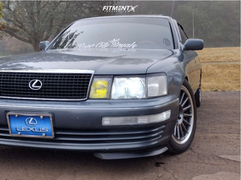 1991 Lexus LS400 Base with 18x9.5 Raceline Grip and Federal 245x45 on ...