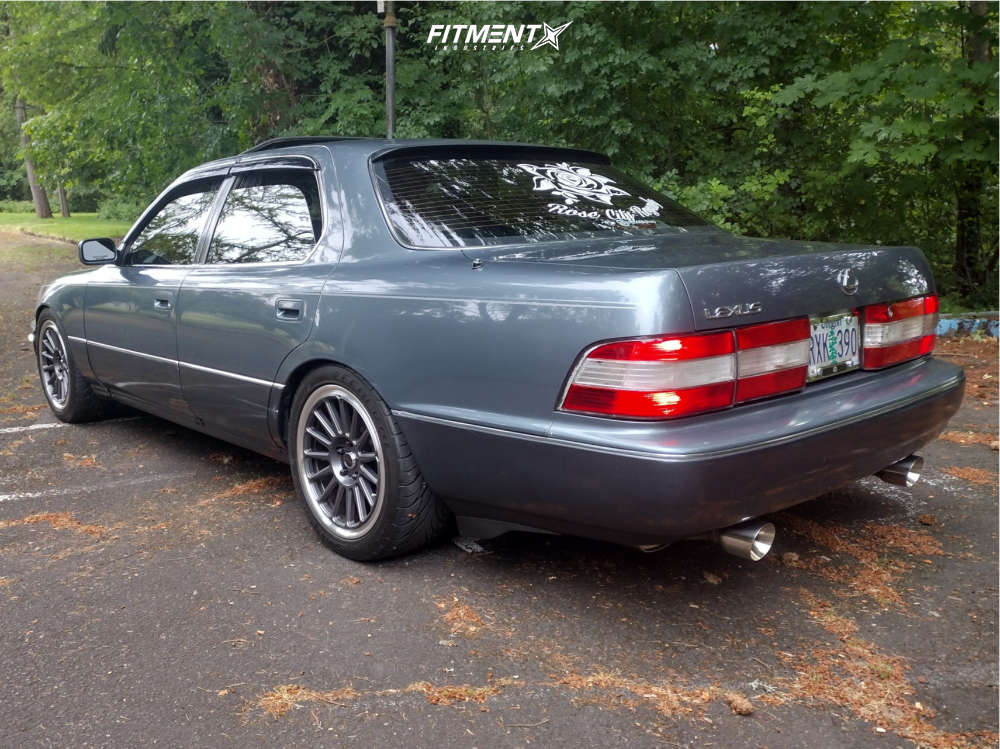 1991 Lexus LS400 Base with 18x9.5 Raceline Grip and Federal 245x45 on ...