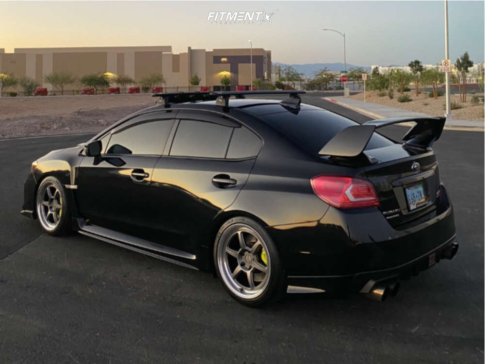2020 Subaru WRX STI Base with 18x9.5 Kansei Roku and Michelin 255x35 on ...