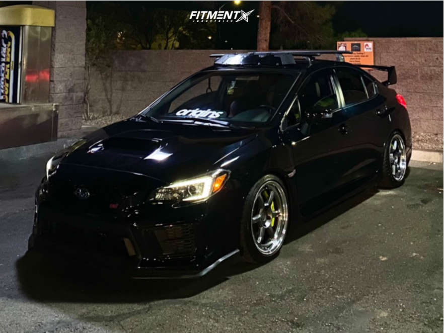 2020 Subaru WRX STI Base with 18x9.5 Kansei Roku and Michelin 255x35 on ...