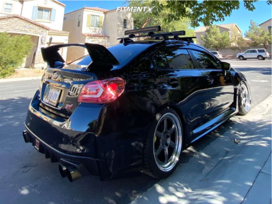 2020 Subaru WRX STI Base with 18x9.5 Kansei Roku and Michelin 255x35 on ...