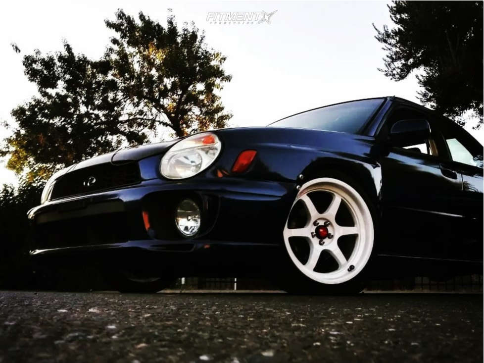 2002 Subaru Impreza RS with 18x9.5 Aodhan Ah08 and Federal 225x40 on ...