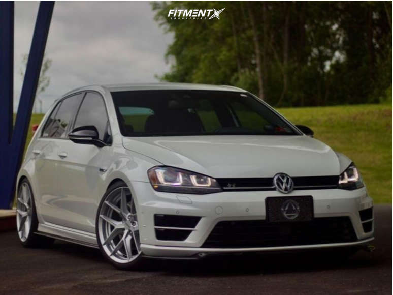 2016 Volkswagen Golf R Base with 19x8.5 Rotiform Flg and Continental ...