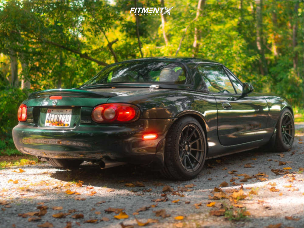 2003 Mazda Miata LS with 15x8 Advanti Racing Storm S1 and Continental ...