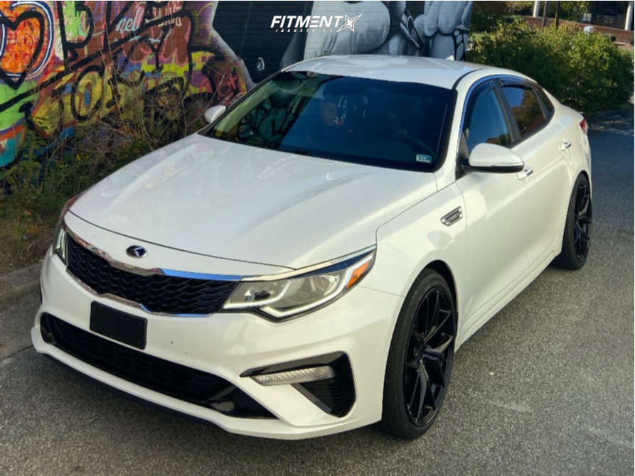 2020 Kia Optima LX with 20x8.5 Enkei Tsr-x and Vercelli 245x35 on Stock ...
