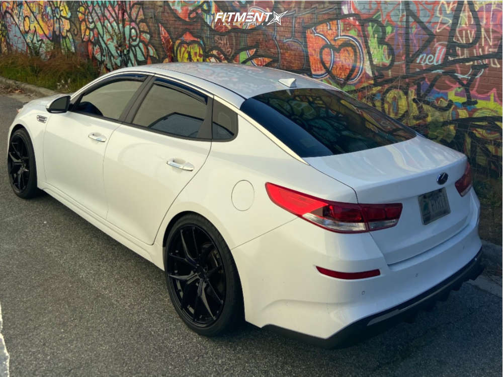2020 Kia Optima LX with 20x8.5 Enkei Tsr-x and Vercelli 245x35 on Stock ...