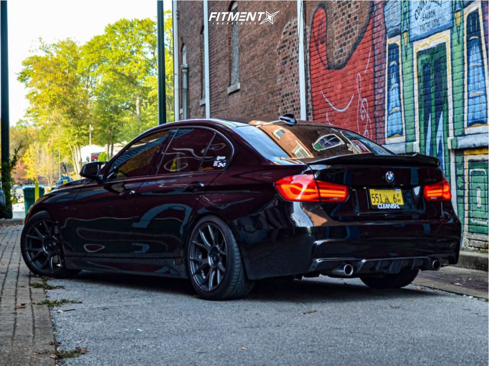 2016 BMW 340i Base with 18x8.5 Konig Ampliform and Continental 245x40 ...