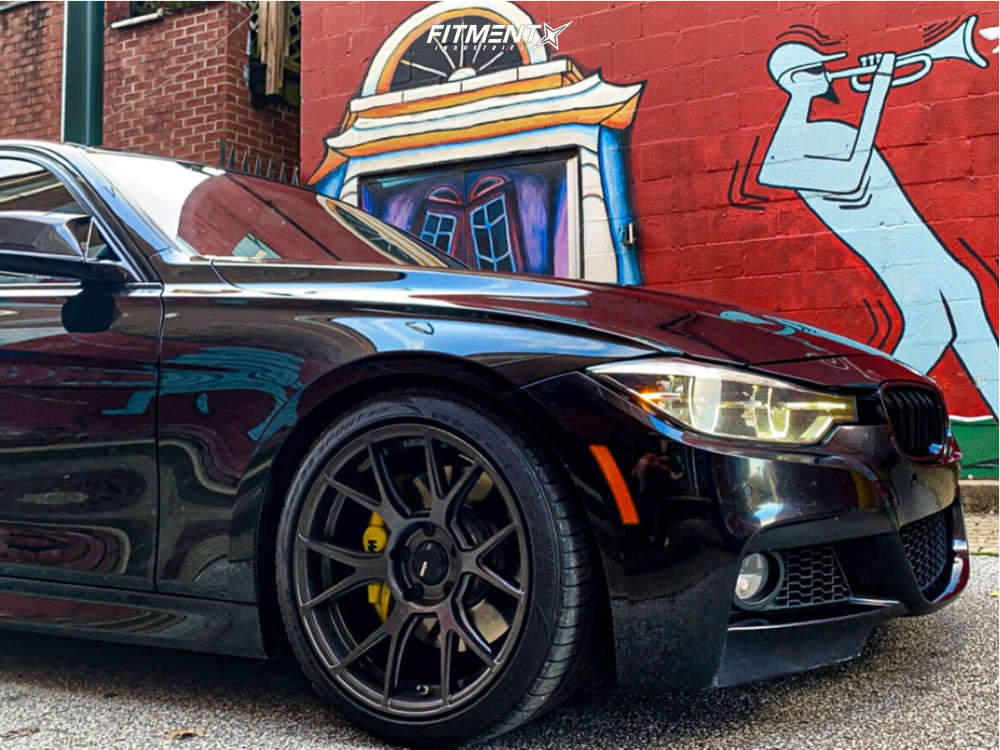 2016 BMW 340i Base with 18x8.5 Konig Ampliform and Continental 245x40 ...