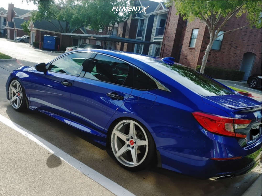 2019 Honda Accord Touring with 20x10.5 Rotiform Wgr and Goodtrip 255x30 ...