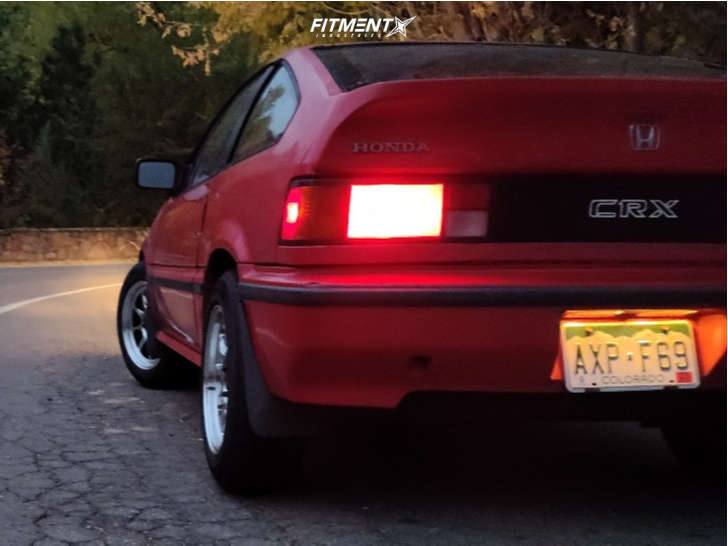 1986 Honda Civic CRX Si with 15x7.5 Konig Countergram and Fusion 195x60 ...