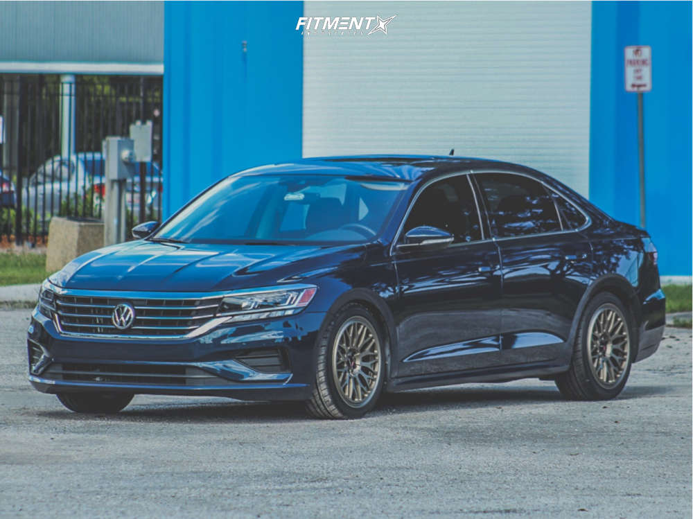 2022 Volkswagen Passat SE with 18x8.5 AVID1 Av44 and Kumho 235x40 on ...