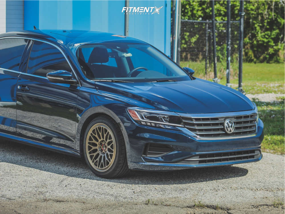 2022 Volkswagen Passat SE with 18x8.5 AVID1 Av44 and Kumho 235x40 on ...