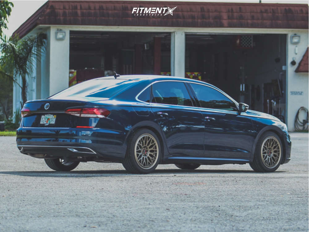 2022 Volkswagen Passat SE with 18x8.5 AVID1 Av44 and Kumho 235x40 on ...