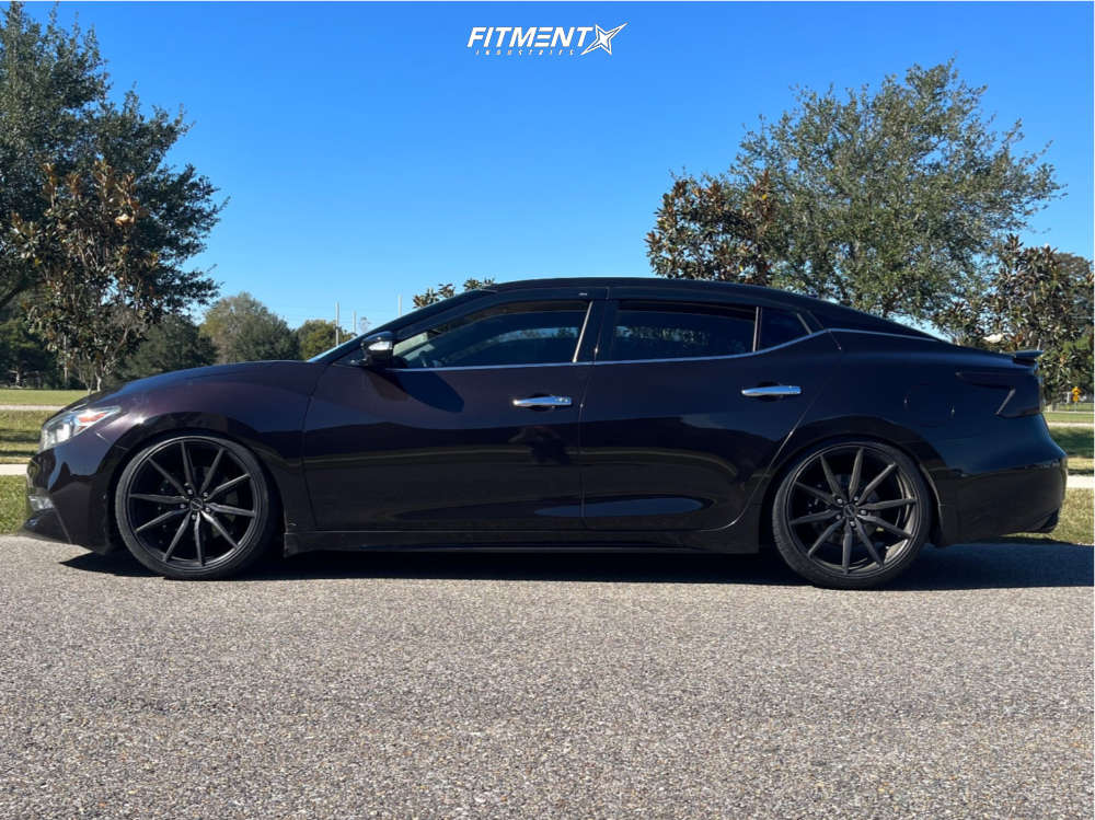 2016 Nissan Maxima SR with 20x8.5 INOVIT Frixion 5 and Ironman 245x35 ...