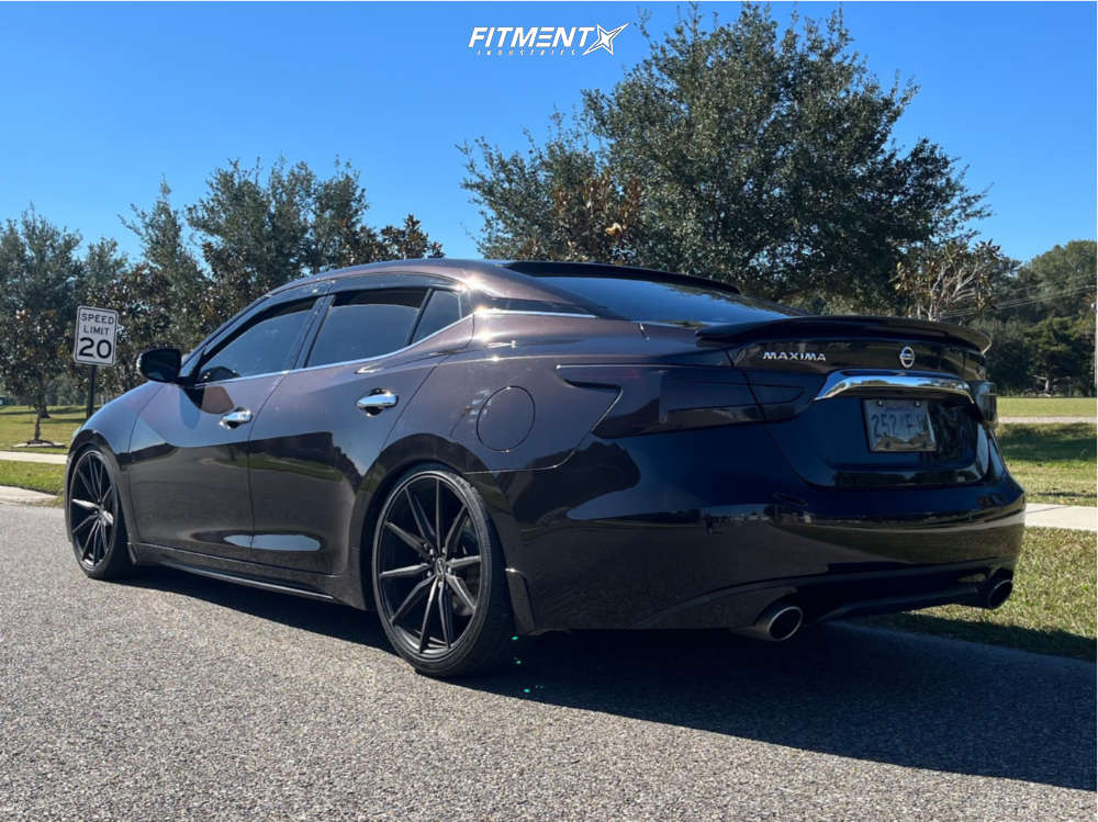 2016 Nissan Maxima SR with 20x8.5 INOVIT Frixion 5 and Ironman 245x35 ...