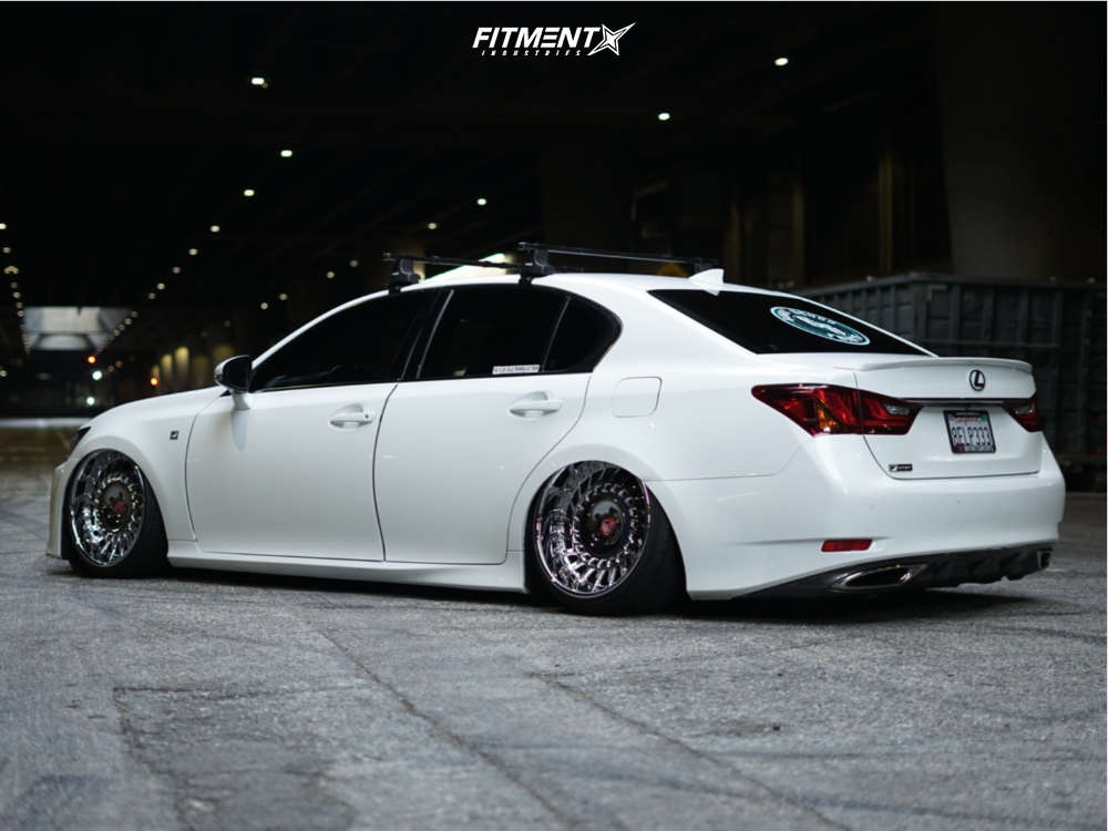 2015 Lexus GS350 F Sport with 20x9.5 Infinitewerks MS and Delinte ...