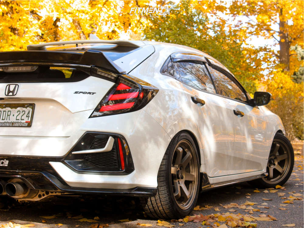 2019 Honda Civic Sport with 18x8.5 AVID1 Av6 and Falken 245x40 on ...