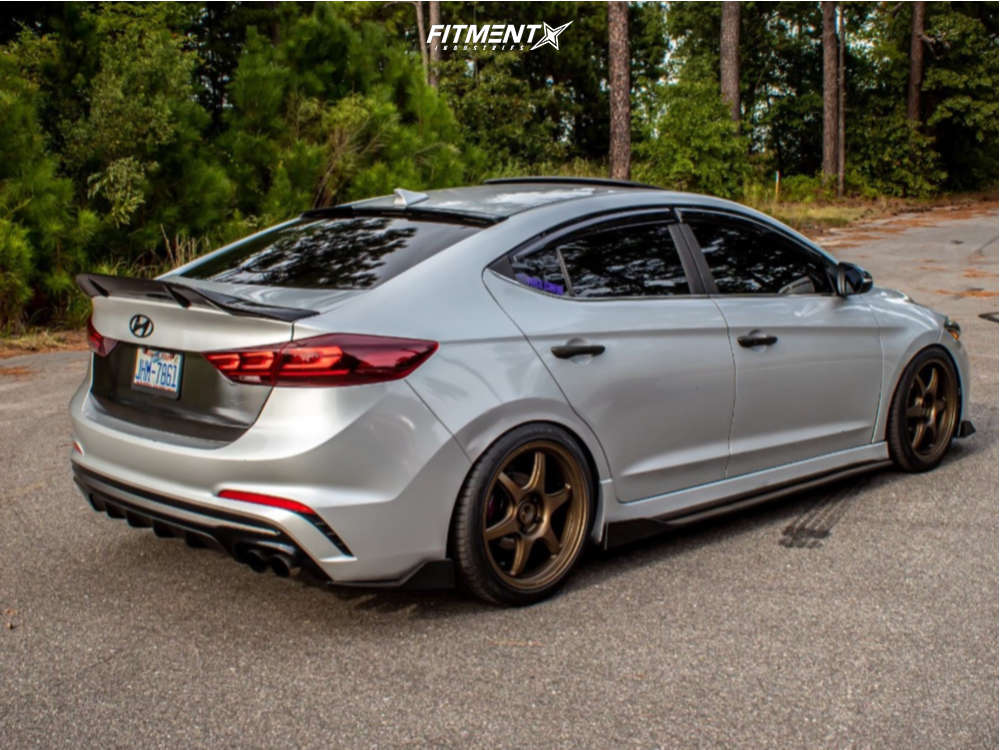 2018 Hyundai Elantra Sport with 18x8.5 Konig Hexaform and Toyo Tires 225x40 on Coilovers ...