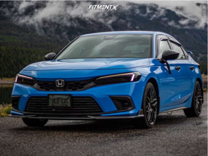 2022 Honda Civic Sport with 18x8 NS Ns1803 and Nitto 205x40 on Stock ...