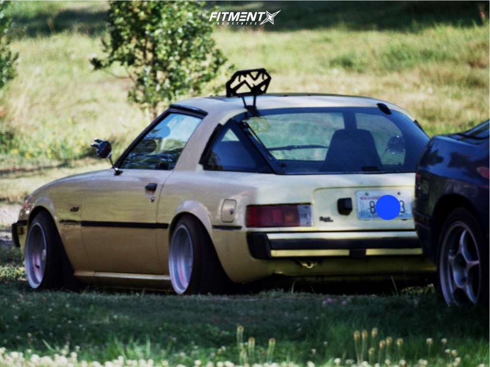 1980 Mazda RX-7 GS with 13x8 SSR Mk1 and Federal 155x55 on Lowering ...