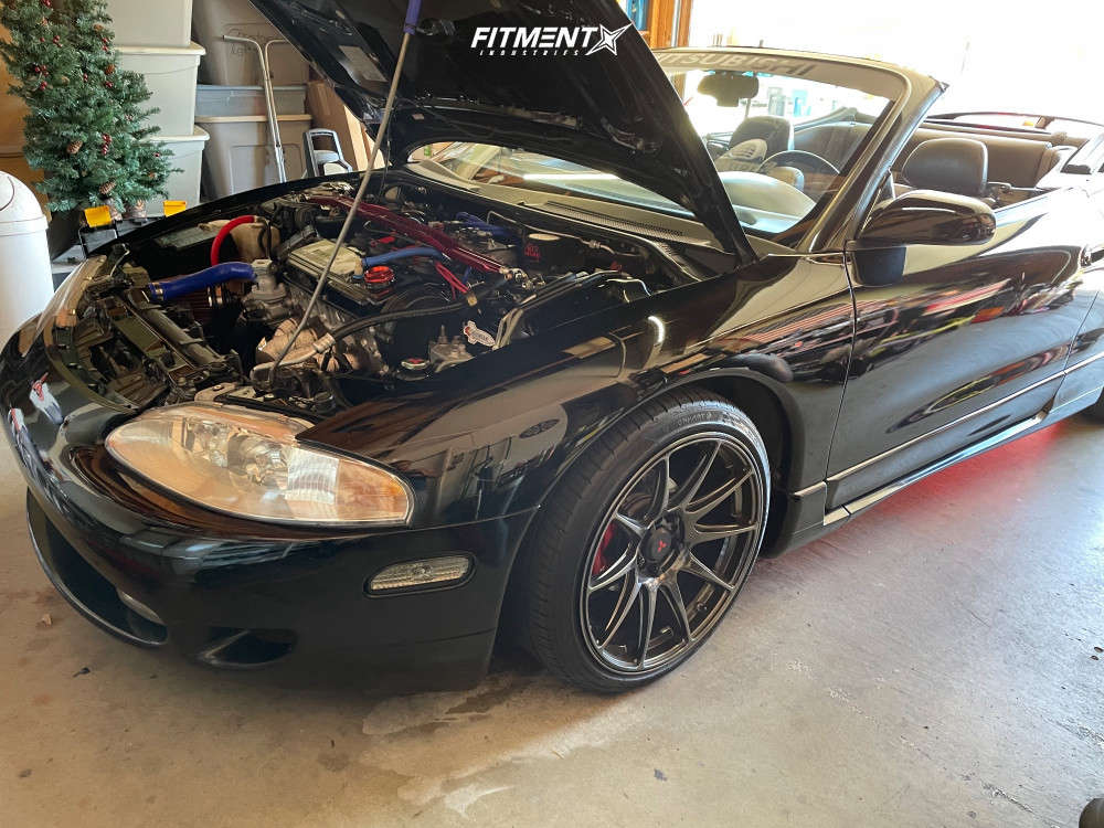 1996 Mitsubishi Eclipse GS with 18x8.75 XXR 527 and Lionhart 215x40 on ...