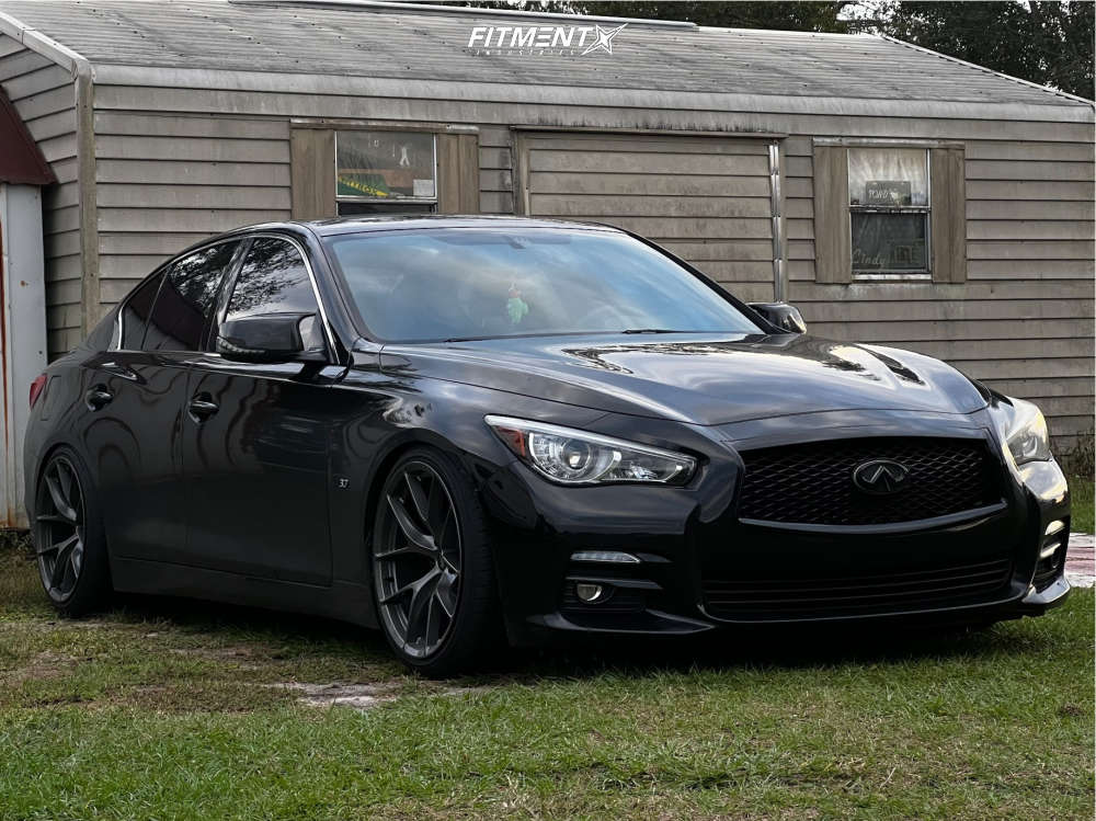 2014 INFINITI Q50 Premium with 19x10.5 ESR Rf2 and Vercelli 255x35 on ...