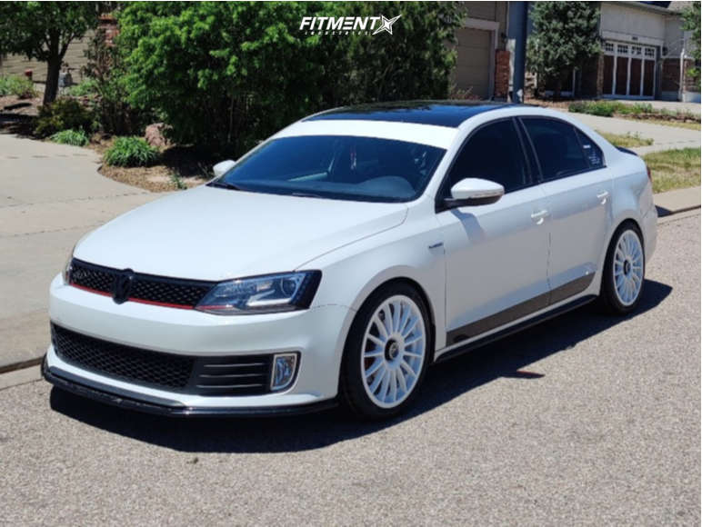 2014 Volkswagen Jetta GLI with 18x8.5 Fifteen52 Podium and Continental ...