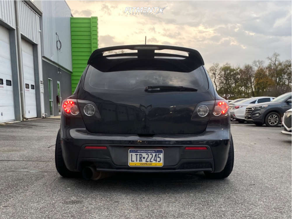 2008 Mazda 3 Mazdaspeed with 18x9.5 Cosmis Racing Xt-206r and Nitto ...