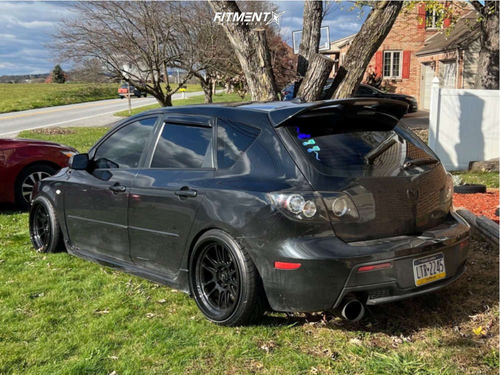 2008 Mazda 3 Mazdaspeed with 18x9.5 Cosmis Racing Xt-206r and Nitto ...