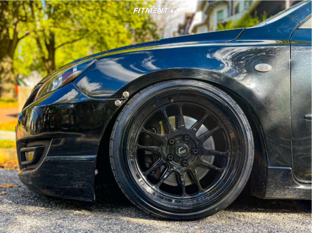 2008 Mazda 3 Mazdaspeed with 18x9.5 Cosmis Racing Xt-206r and Nitto ...