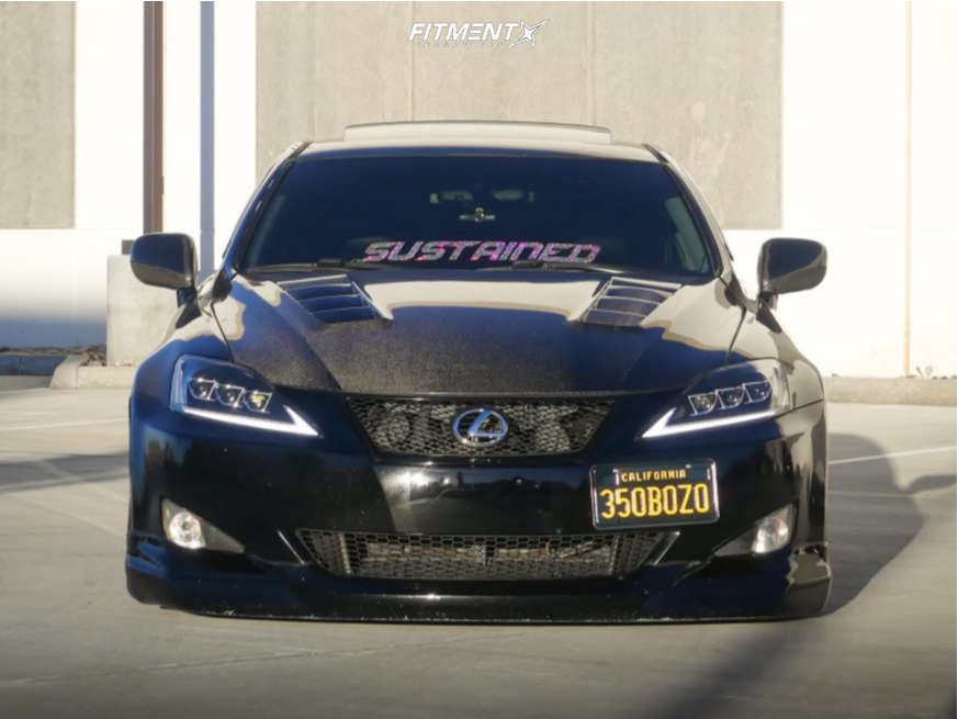 2007 Lexus IS350 Base with 18x8.5 Enkei Raijin and Michelin 245x35 on Air Suspension | 2466779 ...