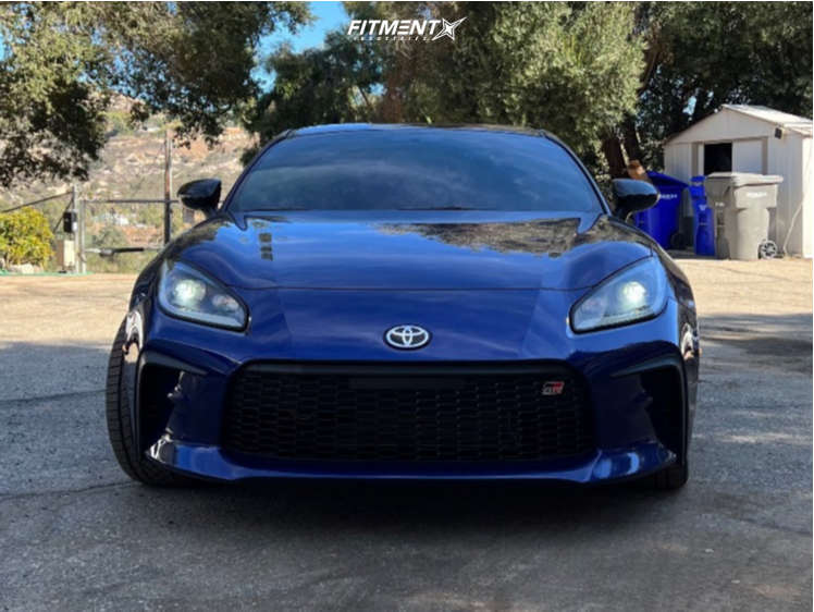 2022 Toyota GR86 Premium with 18x8.5 AVID1 Av6 and Continental 255x35 on Stock Suspension ...