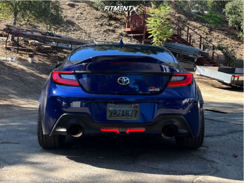 2022 Toyota GR86 Premium with 18x8.5 AVID1 Av6 and Continental 255x35 on Stock Suspension ...