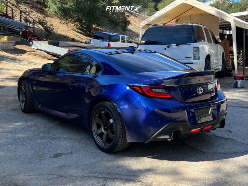 2022 Toyota GR86 Premium with 18x8.5 AVID1 Av6 and Continental 255x35 on Stock Suspension ...