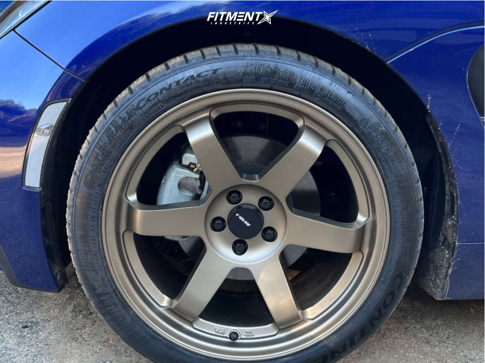 2022 Toyota GR86 Premium with 18x8.5 AVID1 Av6 and Continental 255x35 on Stock Suspension ...