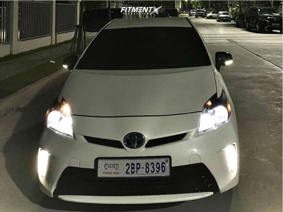 2013 Toyota Prius Base with 18x9 Work Emotion Cr 2p and Atlas 225x45 on ...