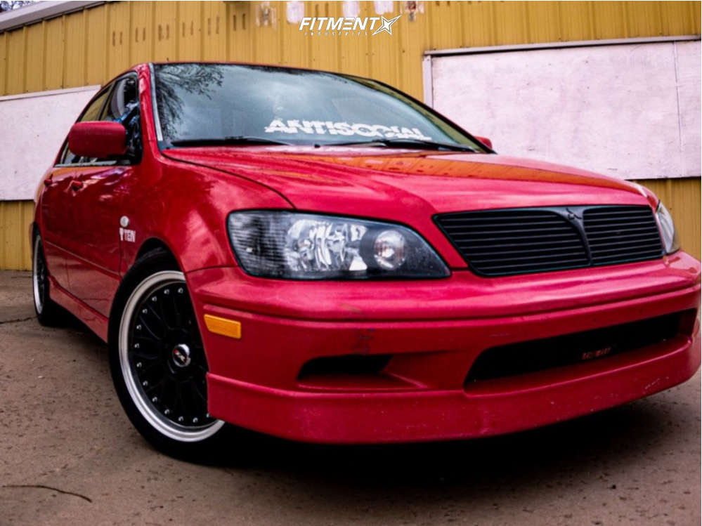 2003 Mitsubishi Lancer OZ Rally with 17x7 XXR 521 and Toyo Tires 215x45 ...