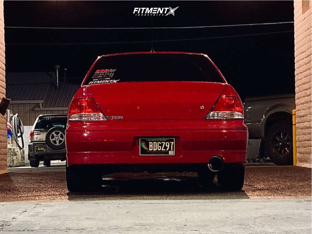 2003 Mitsubishi Lancer OZ Rally with 17x7 XXR 521 and Toyo Tires 215x45 ...