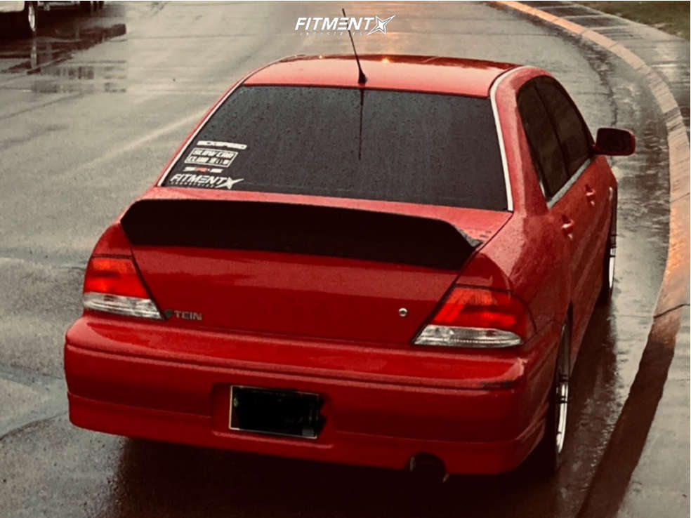 2003 Mitsubishi Lancer OZ Rally with 17x7 XXR 521 and Toyo Tires 215x45 ...