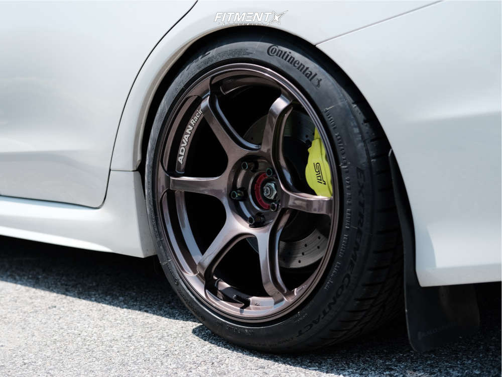 2020 Subaru WRX STI Limited with 18x9.5 Advan Racing Rg-4 and ...