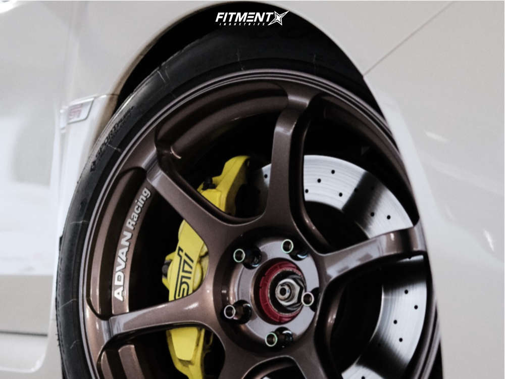 2020 Subaru WRX STI Limited with 18x9.5 Advan Racing Rg-4 and ...