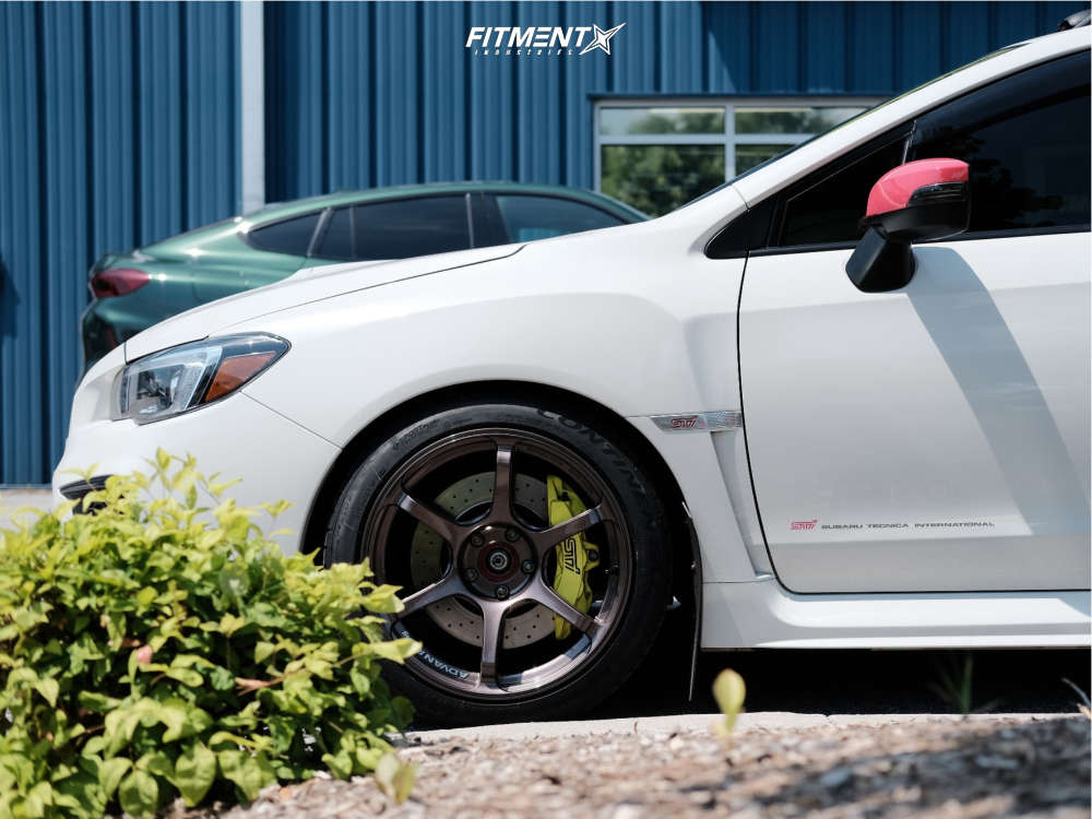2020 Subaru WRX STI Limited with 18x9.5 Advan Racing Rg-4 and ...