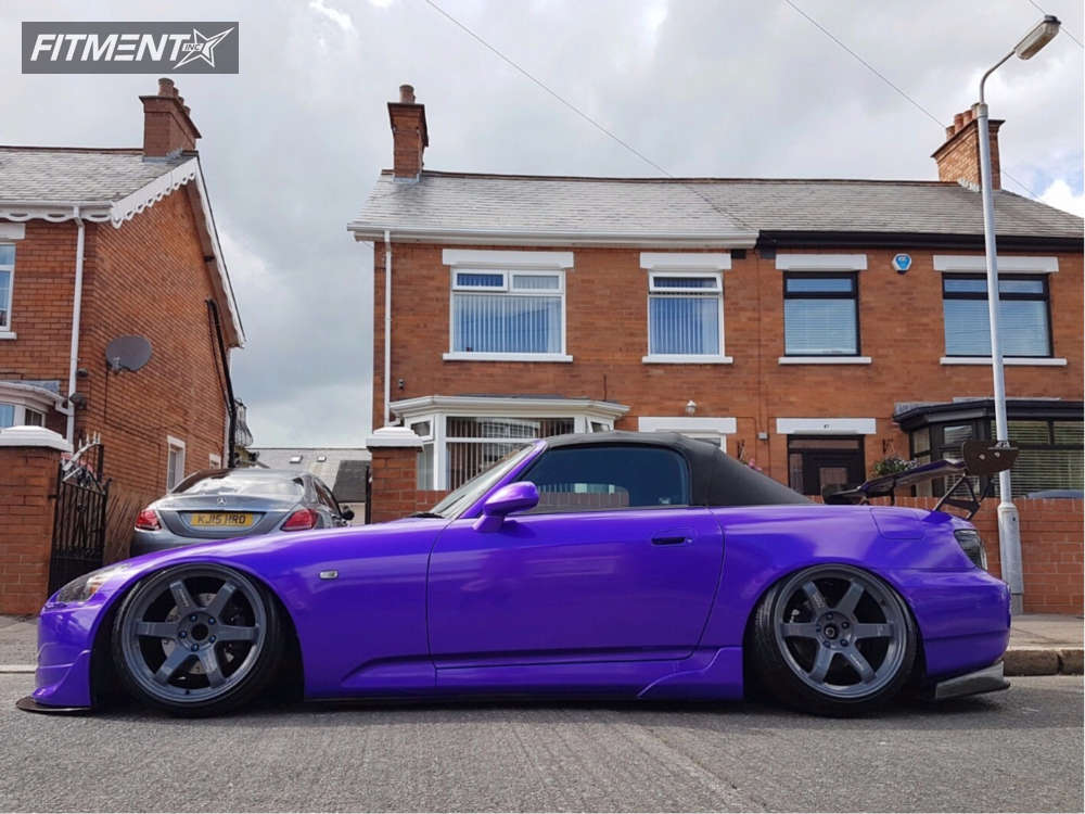 2008 Honda S2000 Base with 18x9.5 Volk Te37 and Nankang 215x35 on Air ...