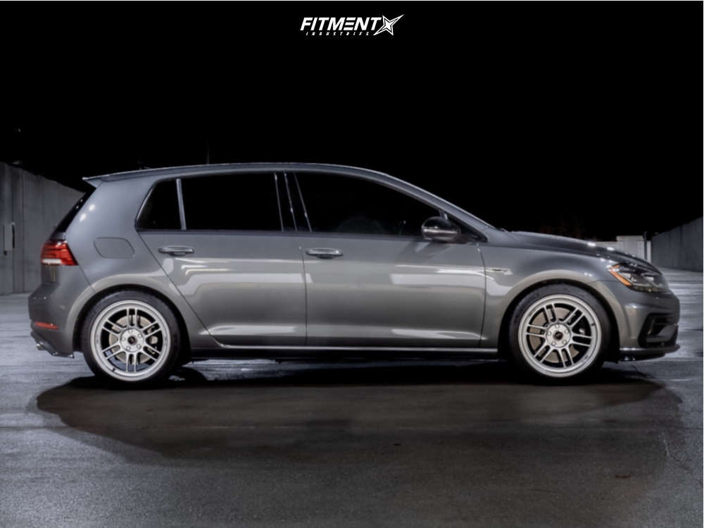 2019 Volkswagen Golf R Base with 18x9 Enkei Rpf1 and Michelin 235x40 on ...