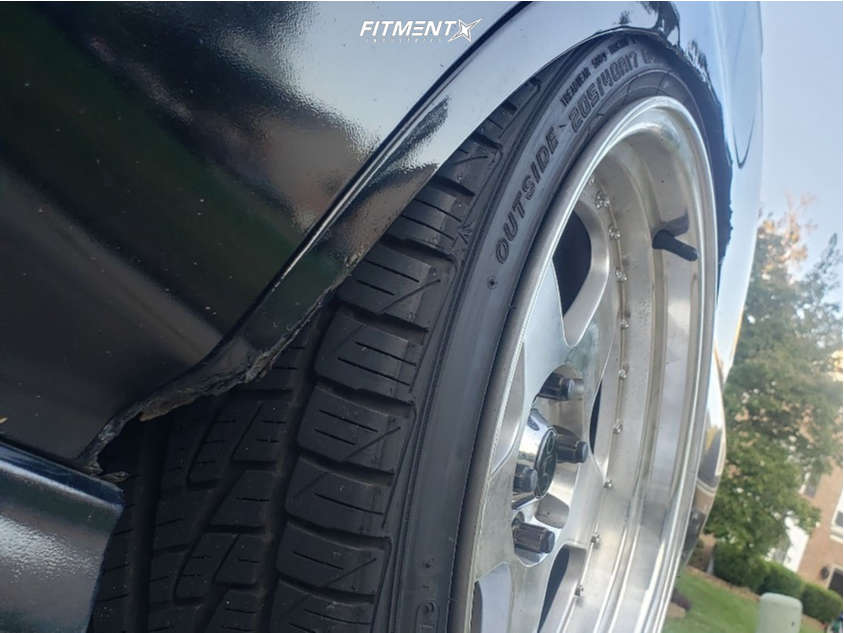 2000 Honda Civic LX with 17x8 JNC Jnc010 and Falken 205x40 on Coilovers ...